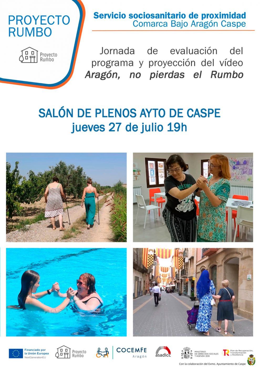 Jornada de evaluación de Proyecto RUMBO, jueves 27 de julio ¡Te ...